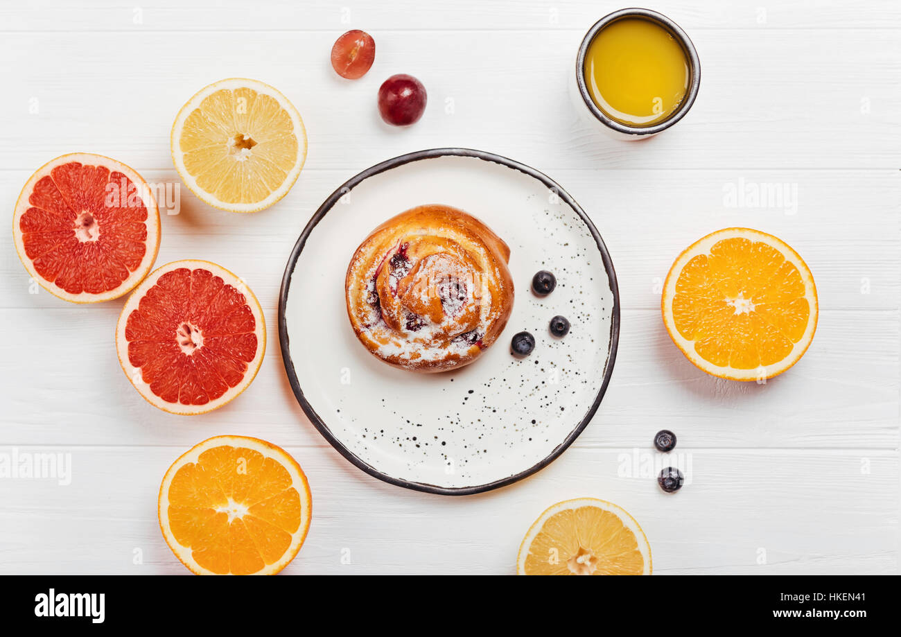 Bright presentation of the breakfast meal Stock Photo - Alamy