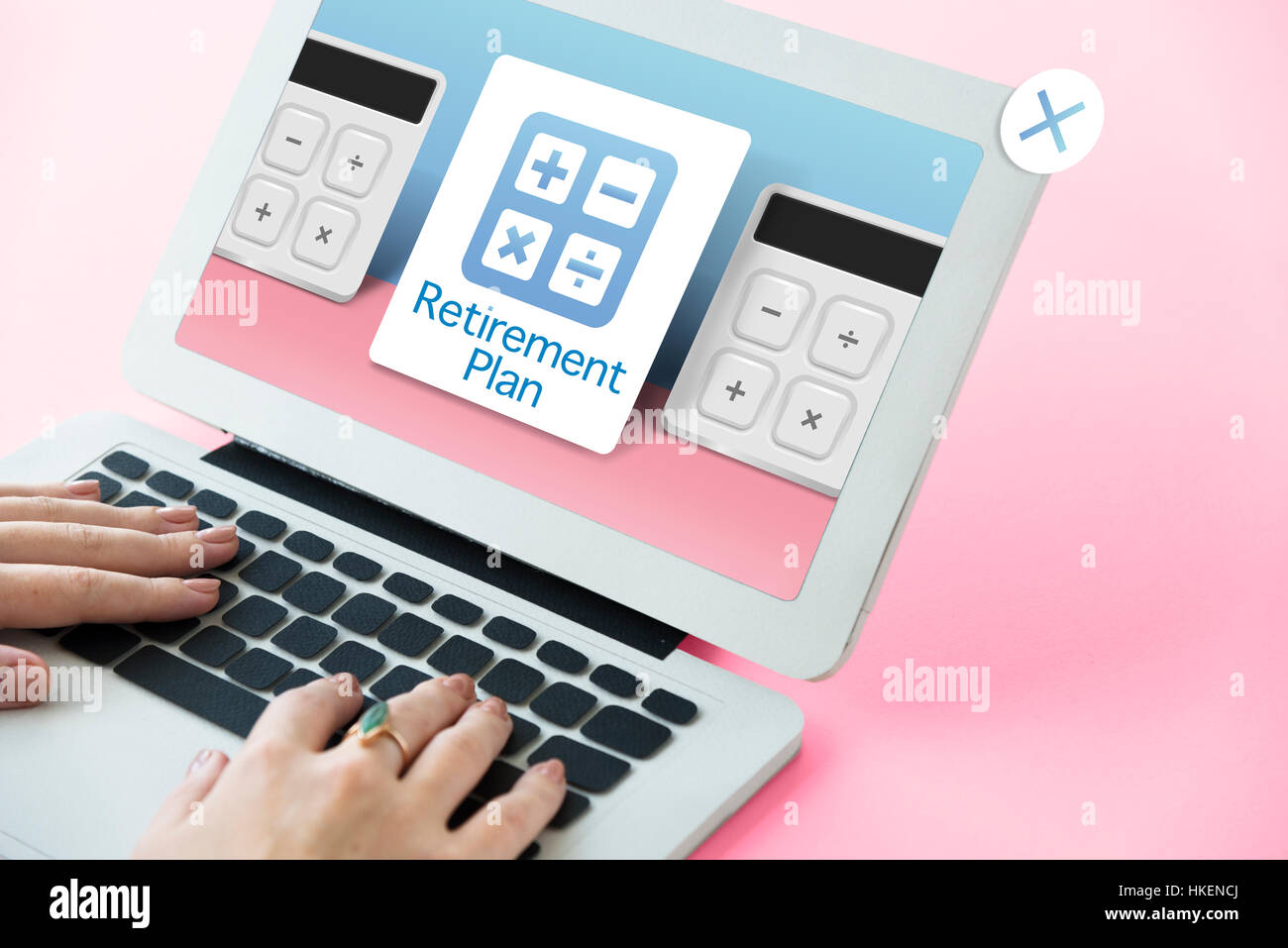 Accounting Banking Investment Budget Calculator Concept Stock Photo - Alamy