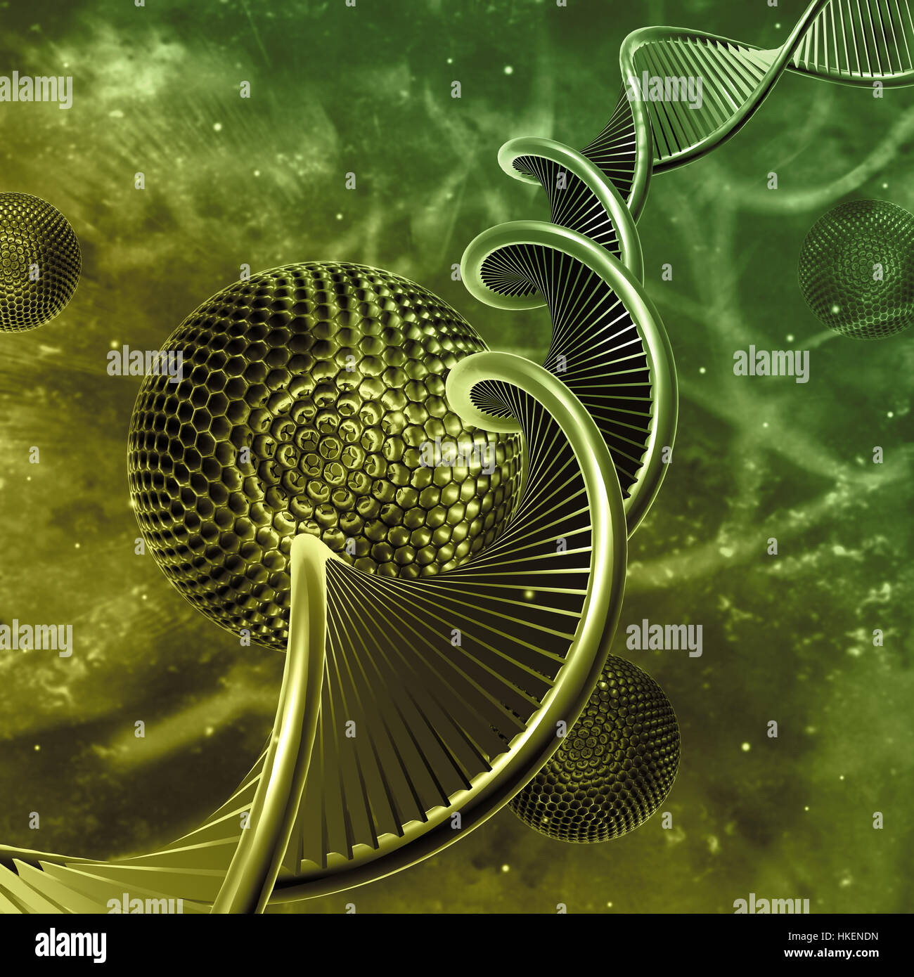 Illustration of a Dna Stock Photo - Alamy