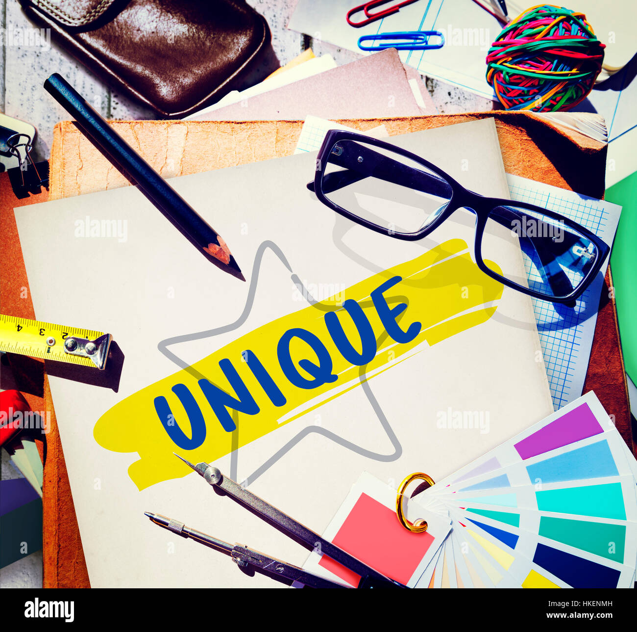 Special Unique Different Star Concept Stock Photo - Alamy