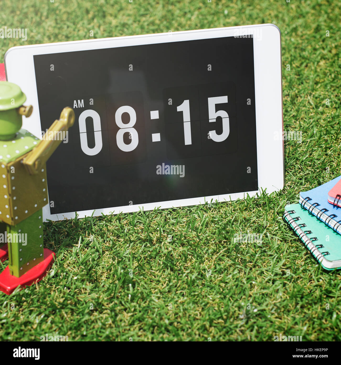 Time management tablet hi-res stock photography and images - Alamy