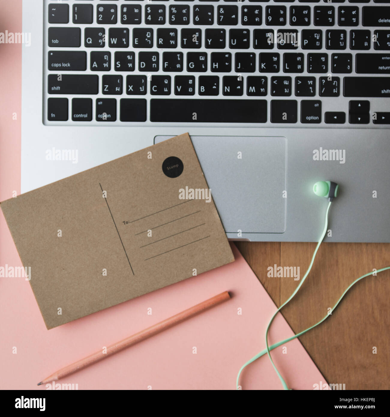 Work Place Digital Device Concept Stock Photo - Alamy