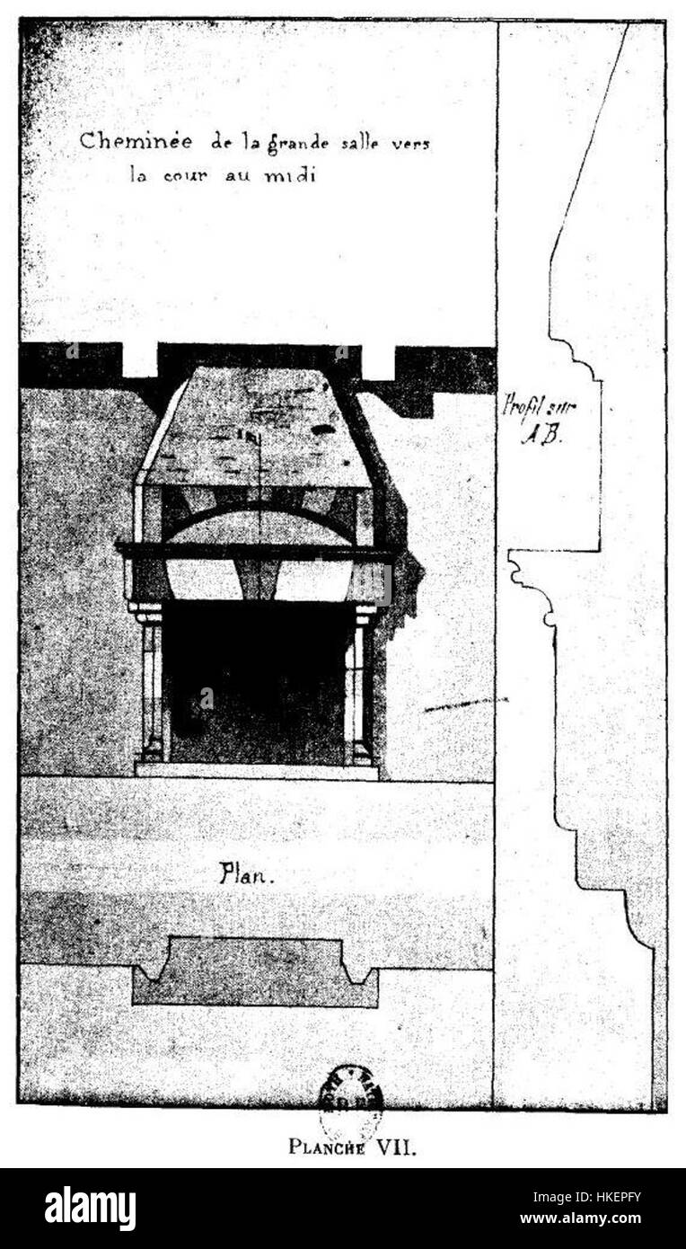 'Planche VII page 37 38' is a detailed illustration from a historical ...