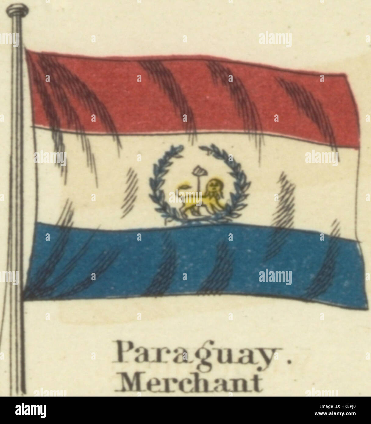 This chart from 1868, titled 'Paraguay Merchant,' was part of a series ...
