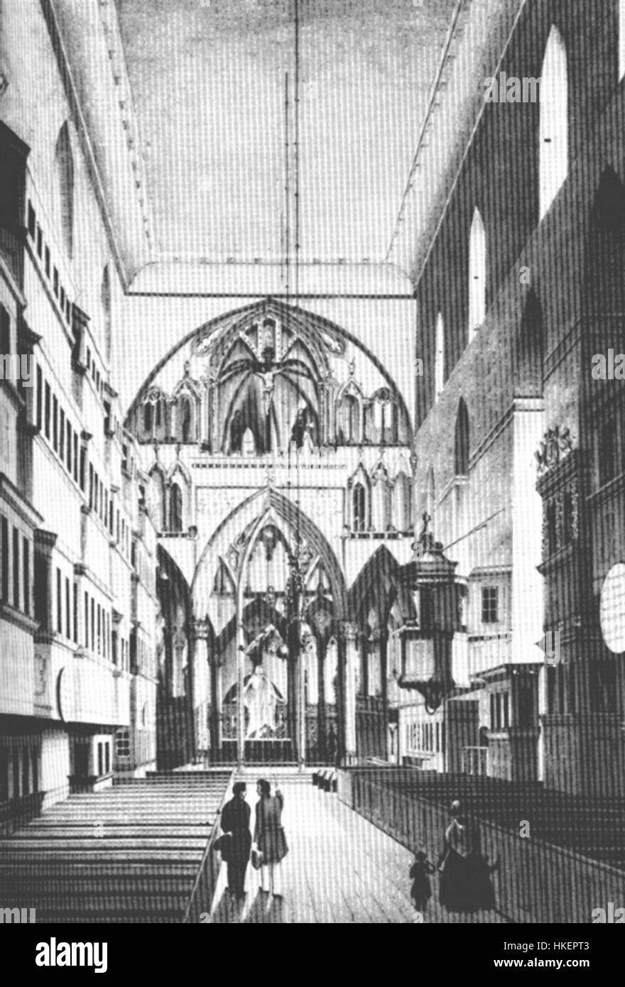 Medieval choir painting Black and White Stock Photos & Images - Alamy