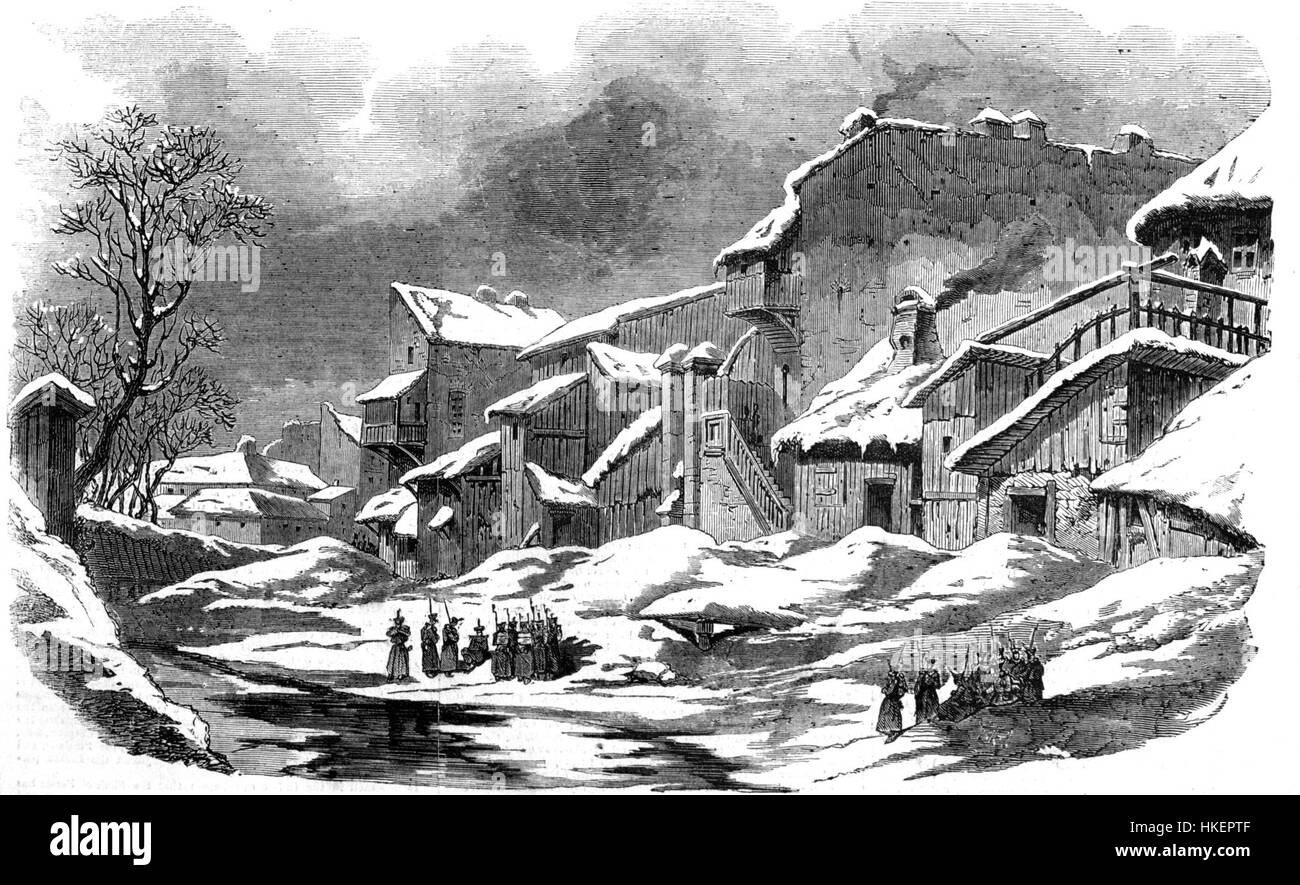 The *Podul Calicilor* illustration from the *Illustrated London News ...
