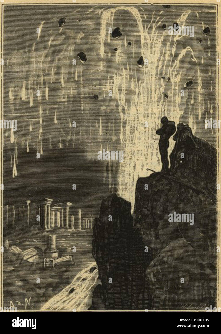 This illustration depicts Captain Nemo and Professor Aronax, characters ...
