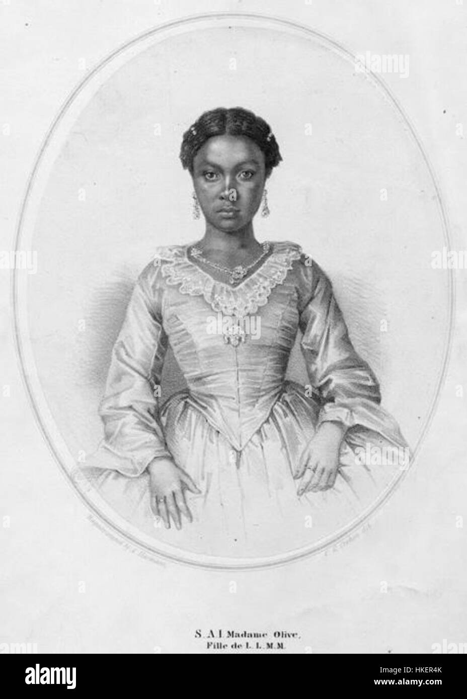 ‘Princess of Haiti Olive’ is an artwork depicting a Haitian princess in ...