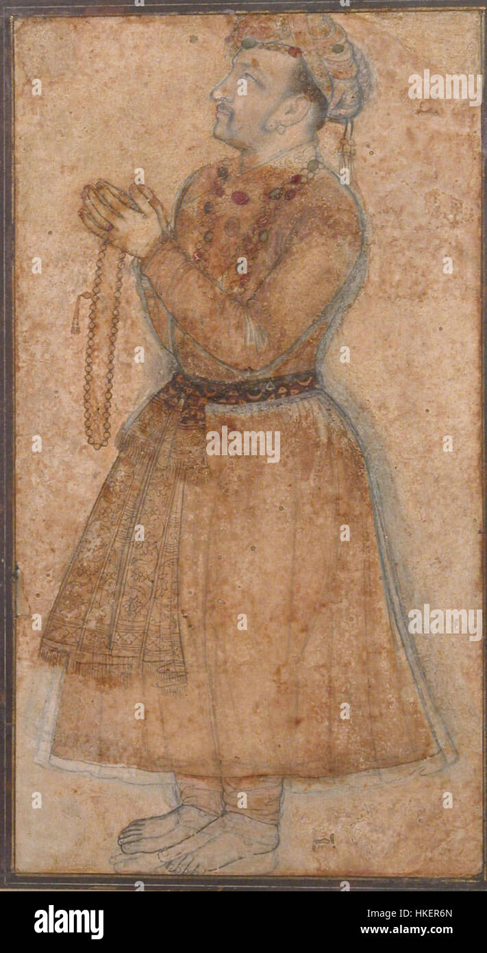 This portrait of Emperor Jahangir, the fourth Mughal emperor of India ...