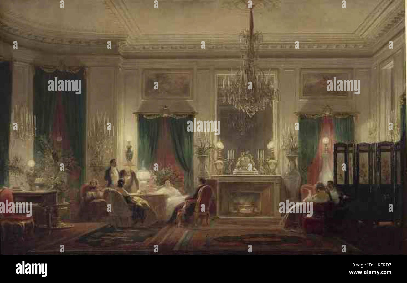 'Salon Princesse Mathilde Rue de Courcelles' depicts the French ...