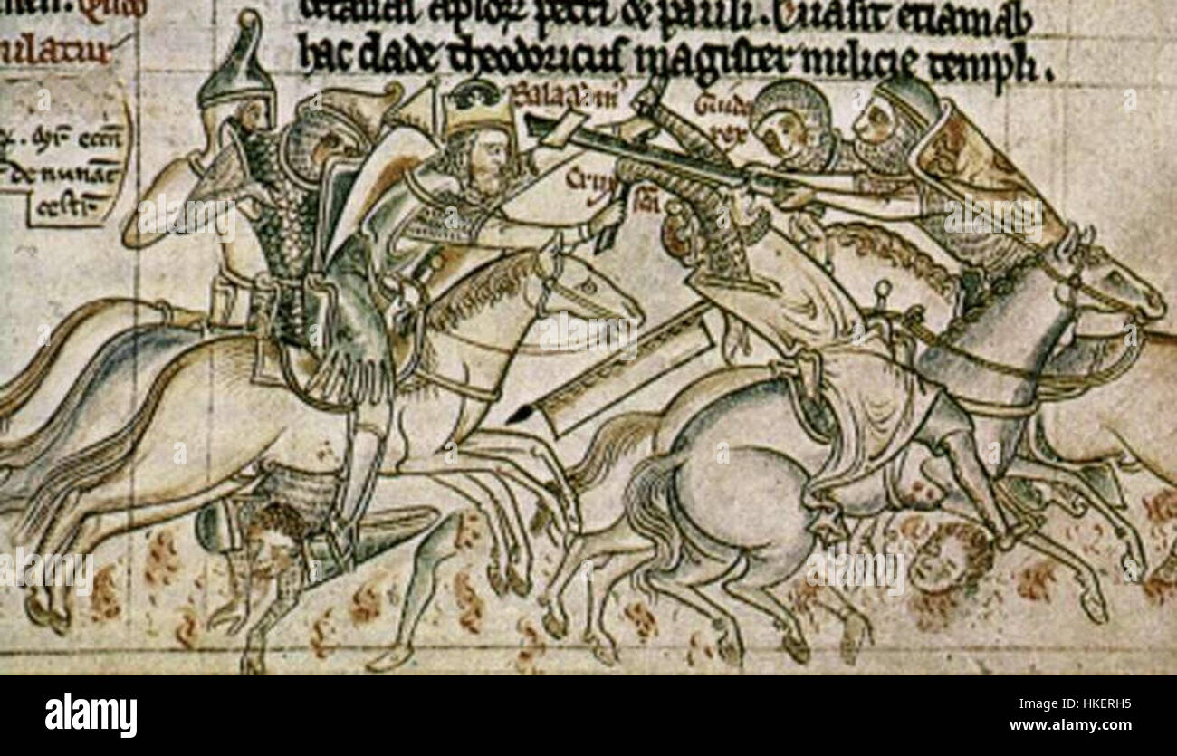 Historical depiction of saladin hi-res stock photography and images - Alamy
