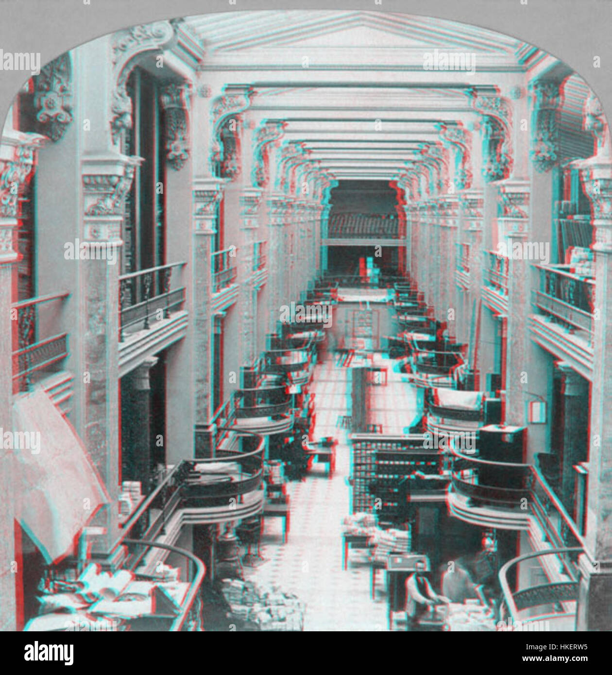 The 'Waszyngton Anaglif 600' is a detailed stereoscopic image or ...