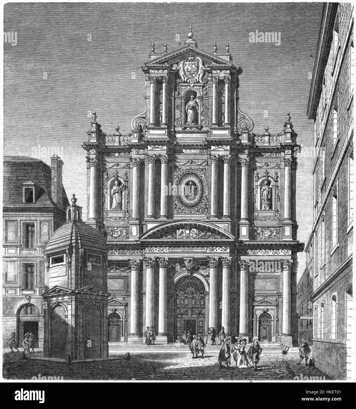 This 1846 painting, 'Saint Paul Saint Louis,' represents a religious ...