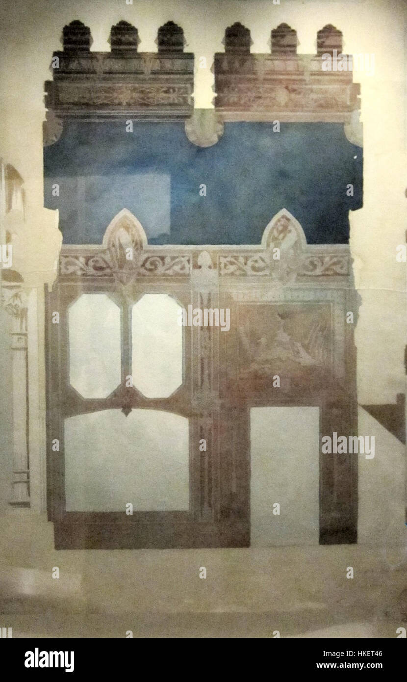 The plans for Antoni Gaudi's Sagrada Familia, displayed at the Sagrada ...