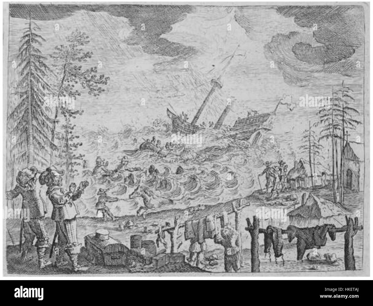 ShipwreckHogland is a historical maritime artwork that depicts the ...