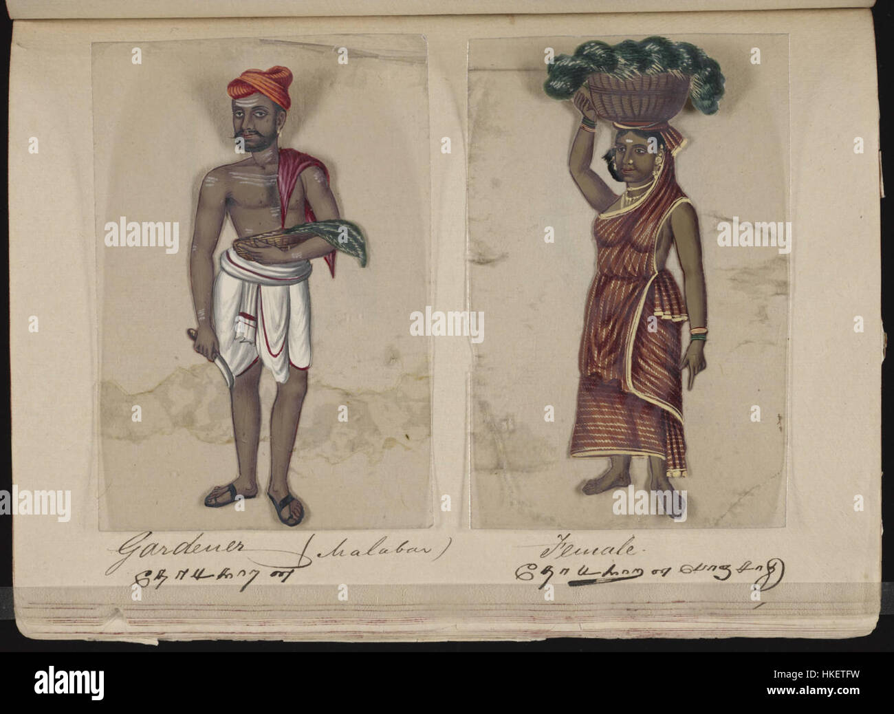 A historical collection titled 'Seventy Two Specimens of Castes in ...