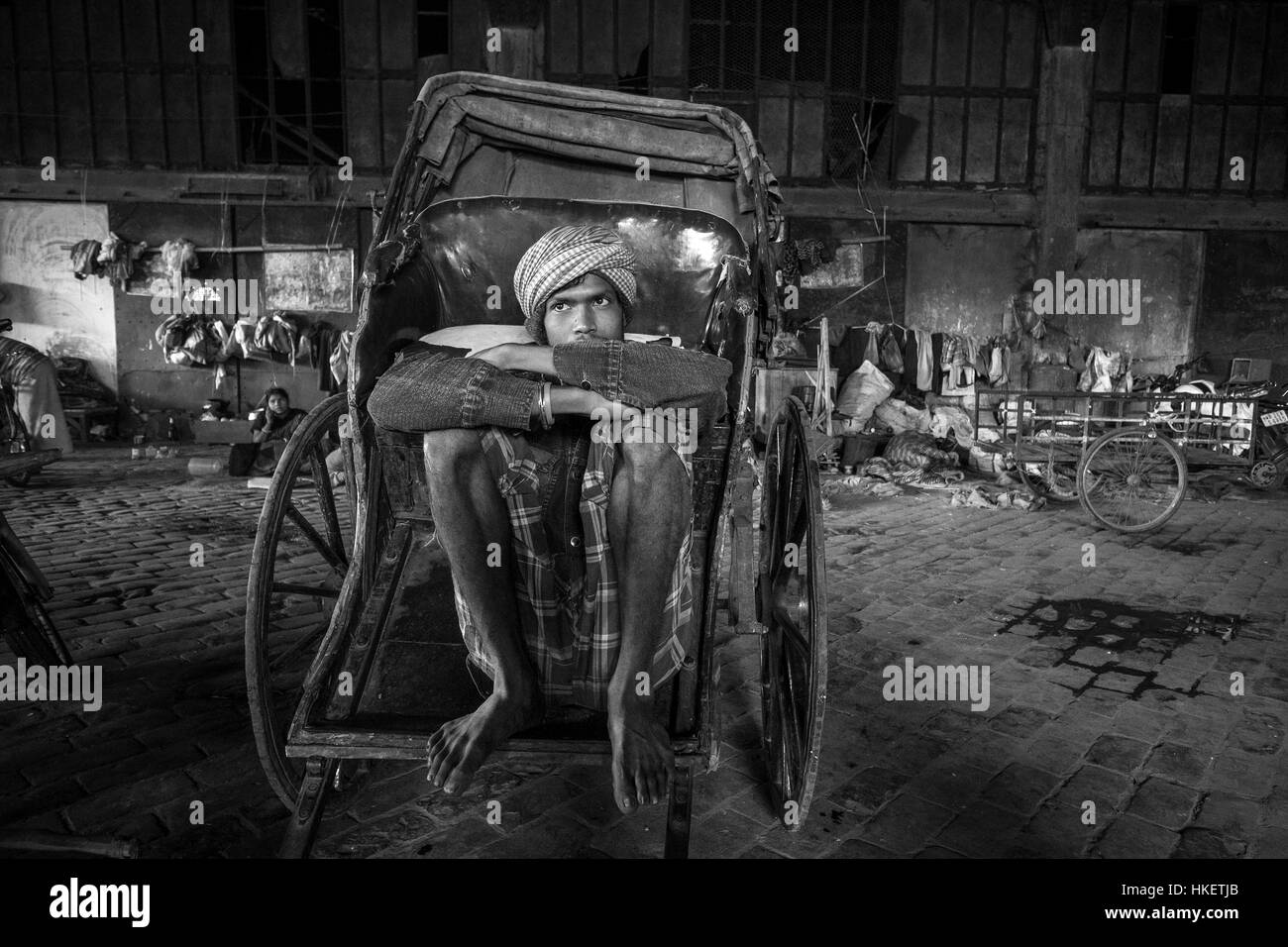 Portrait kolkata Black and White Stock Photos & Images - Alamy