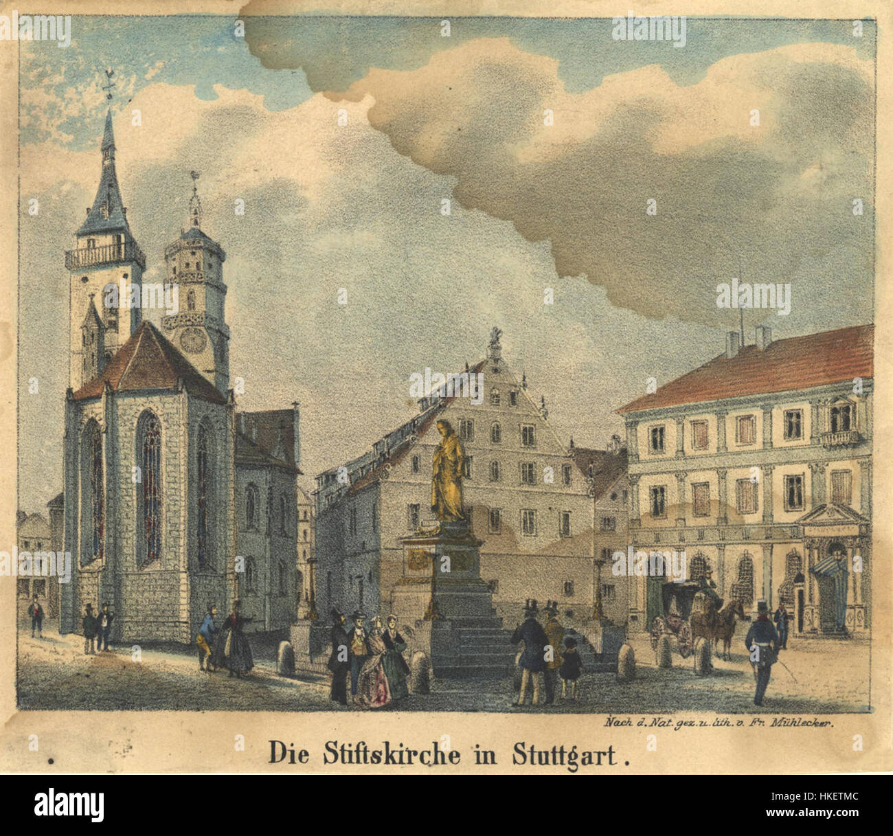 Stuttgart historical church hi-res stock photography and images - Alamy