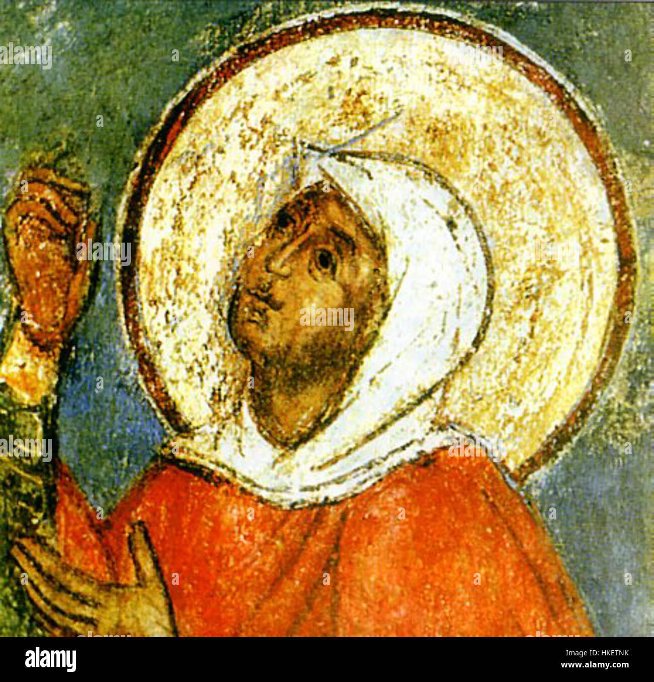 This artwork depicts Saint Euphemia, a Christian martyr and saint. The ...