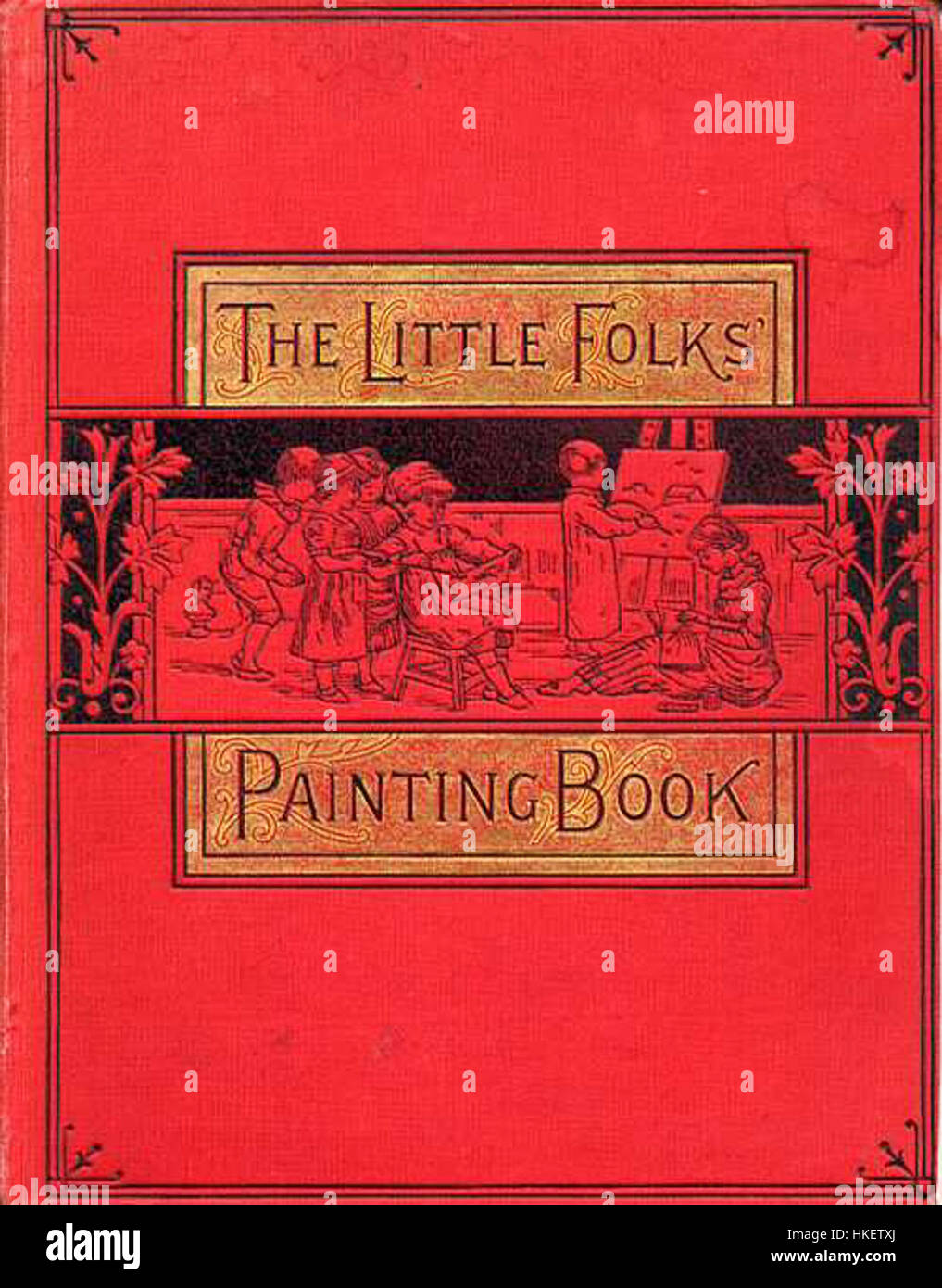 'The Little Folks Paint Book' is a vintage children’s activity book ...