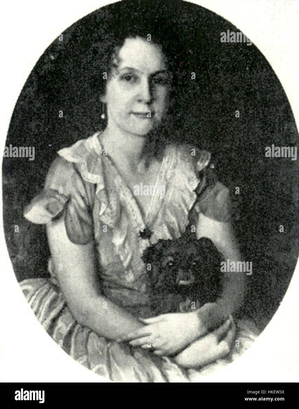 This portrait of T.S. Rakhmaninova by K. Somov, painted in 1925 ...