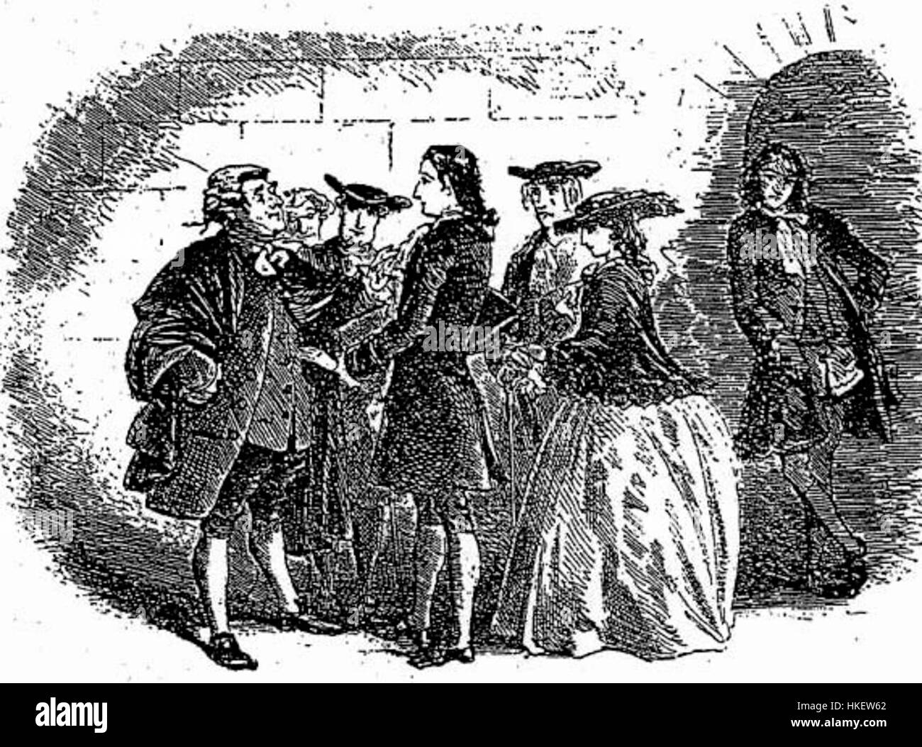 A famous illustration by Phiz (Hablot Knight Browne) depicting Mr ...