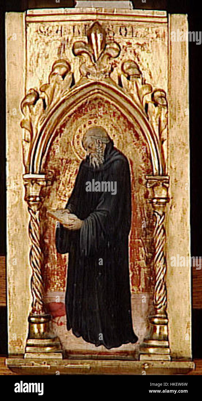This artwork depicts Saint Jerome reading, showcasing a scene from ...