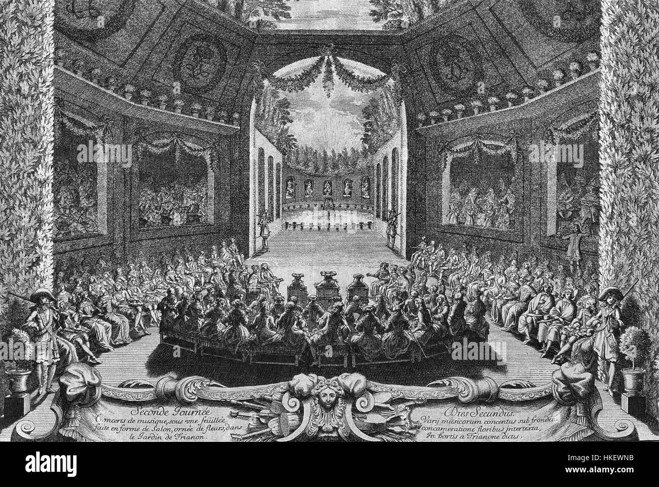 Versailles drawing hi-res stock photography and images - Alamy