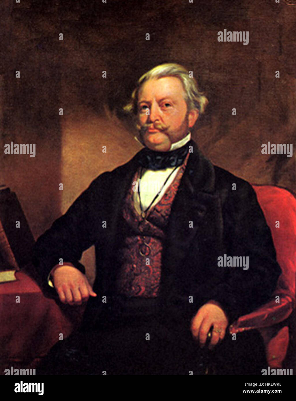 This 1855 portrait of Townsend Harris and James Bogle captures two ...