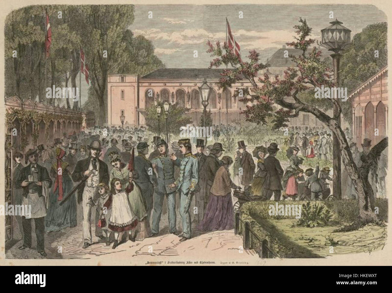 Sommerlyst, painted in 1869, is a captivating work of art that depicts ...