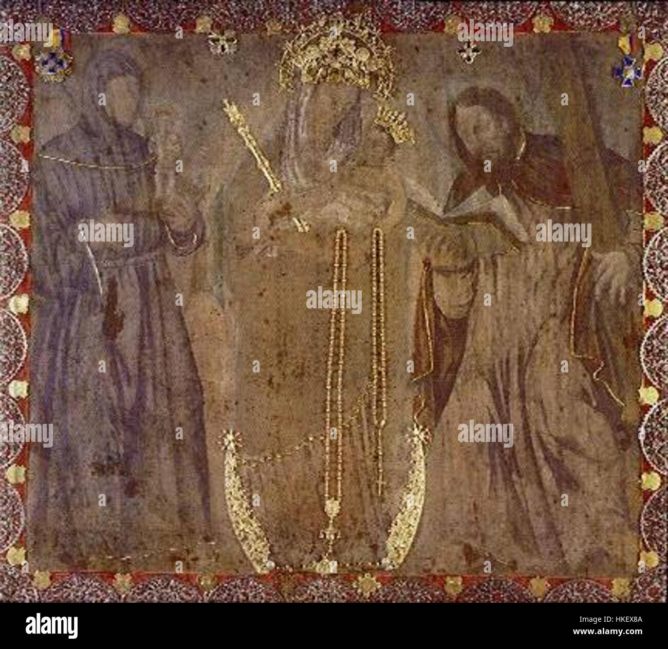 The *Virgen de Chiquinquira* is a revered religious icon in Venezuela ...