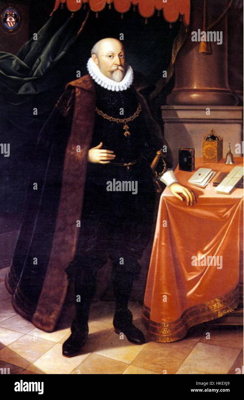 This painting depicts Wilhelm von Rosenberg, a noble figure from ...