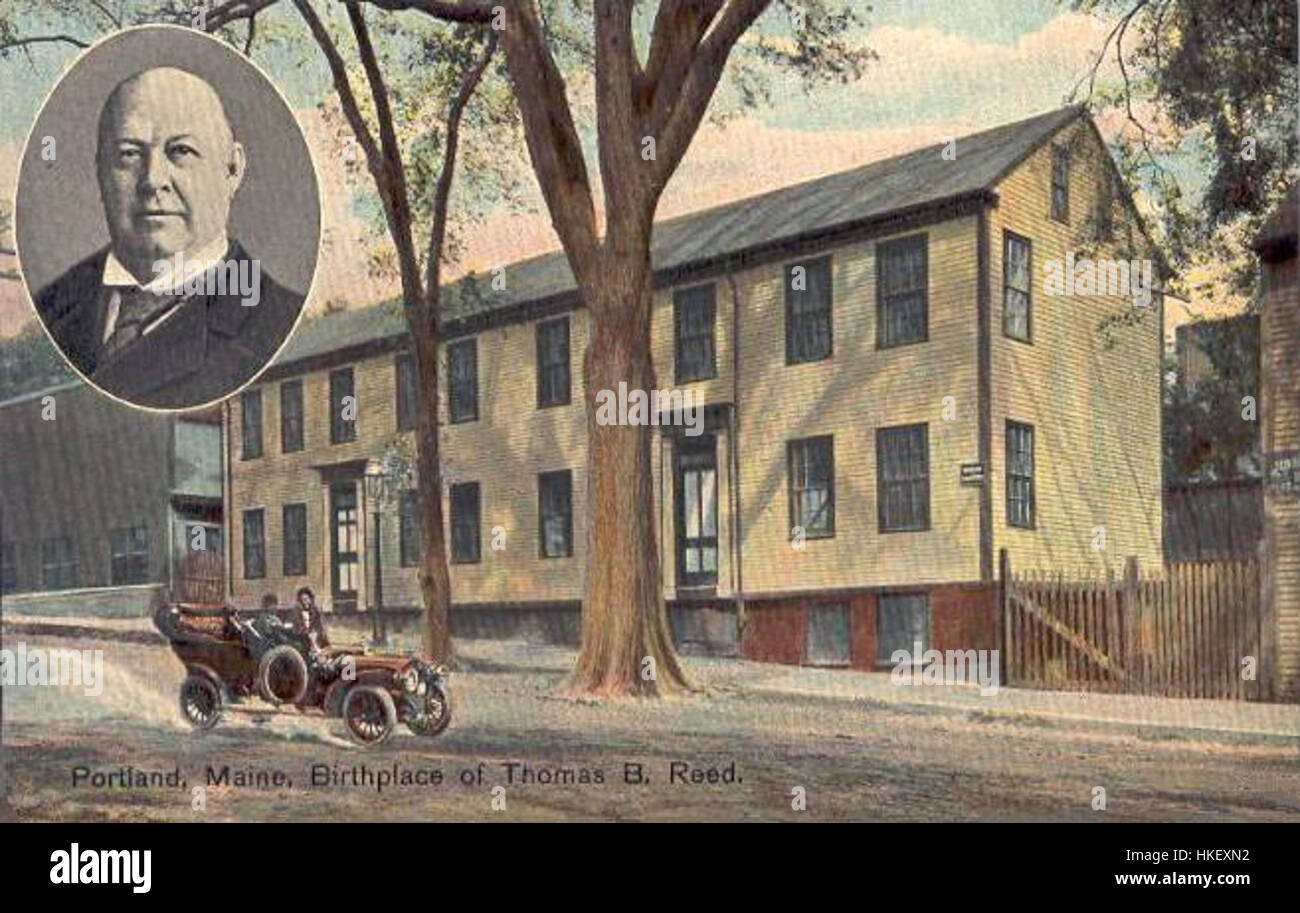 The Thomas B. Reed Birthplace, located in Portland, Maine, is the home ...