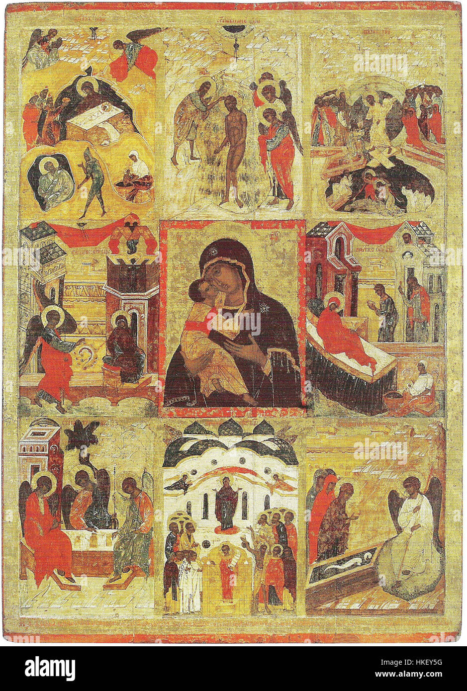 This artwork represents Vlad during a feast in Vologda, reflecting ...