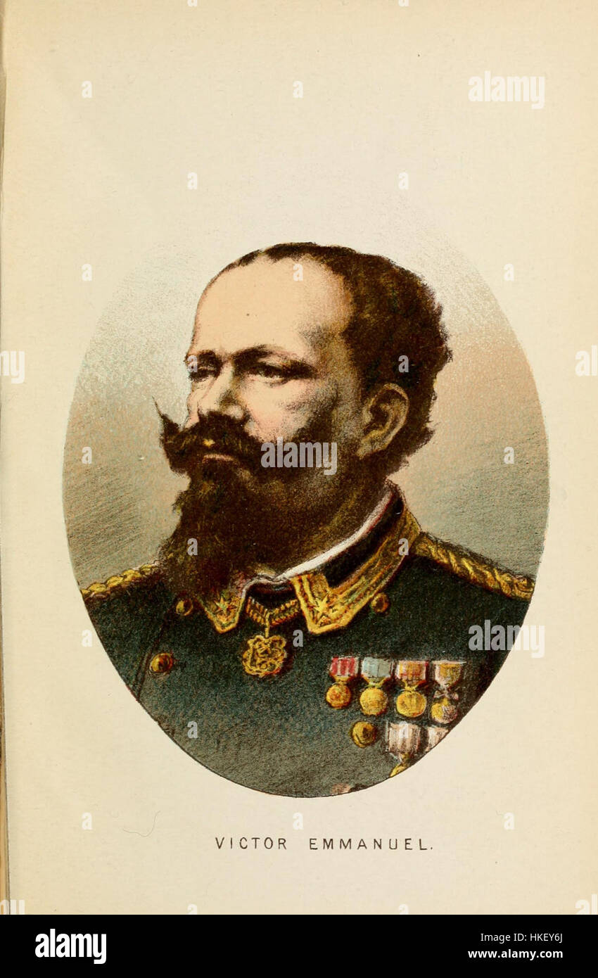 The portrait of King Victor Emmanuel II captures the Italian monarch ...