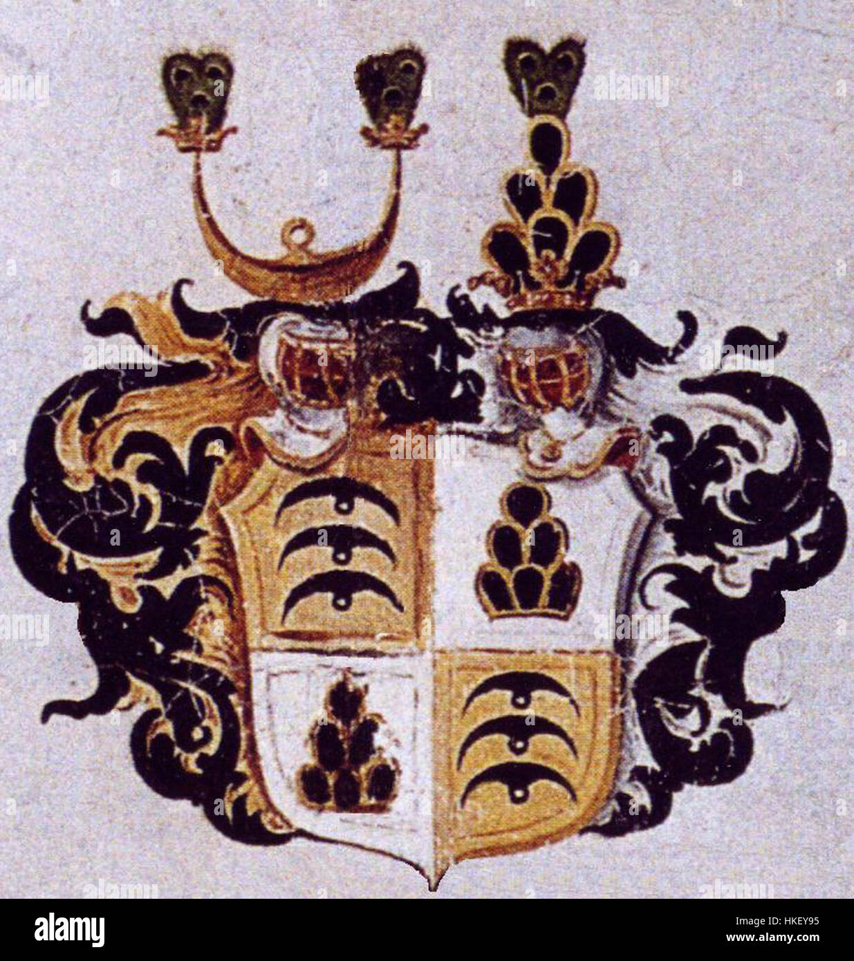 Noble coat of arms identification hi-res stock photography and images ...