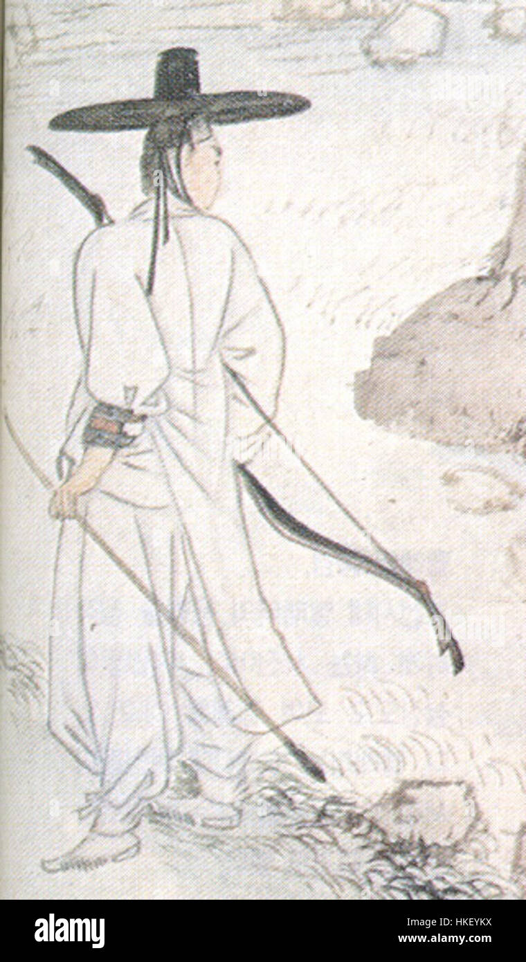 This 18th-century portrait represents a man from the period, dressed in ...