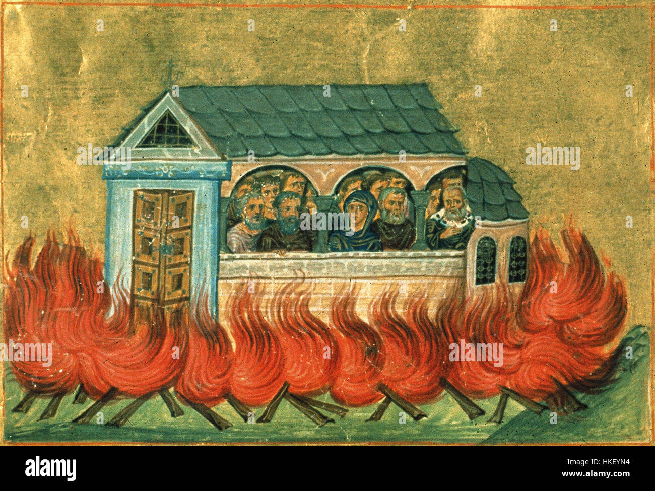 The *Menologion of Basil II* is a Byzantine manuscript that includes ...