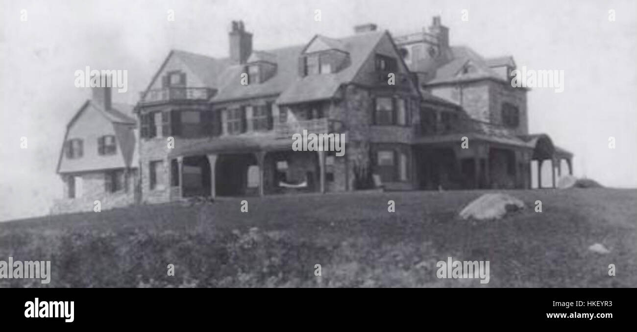 This 1889 painting by A.H. Folsom depicts StoneHouse, a historic ...