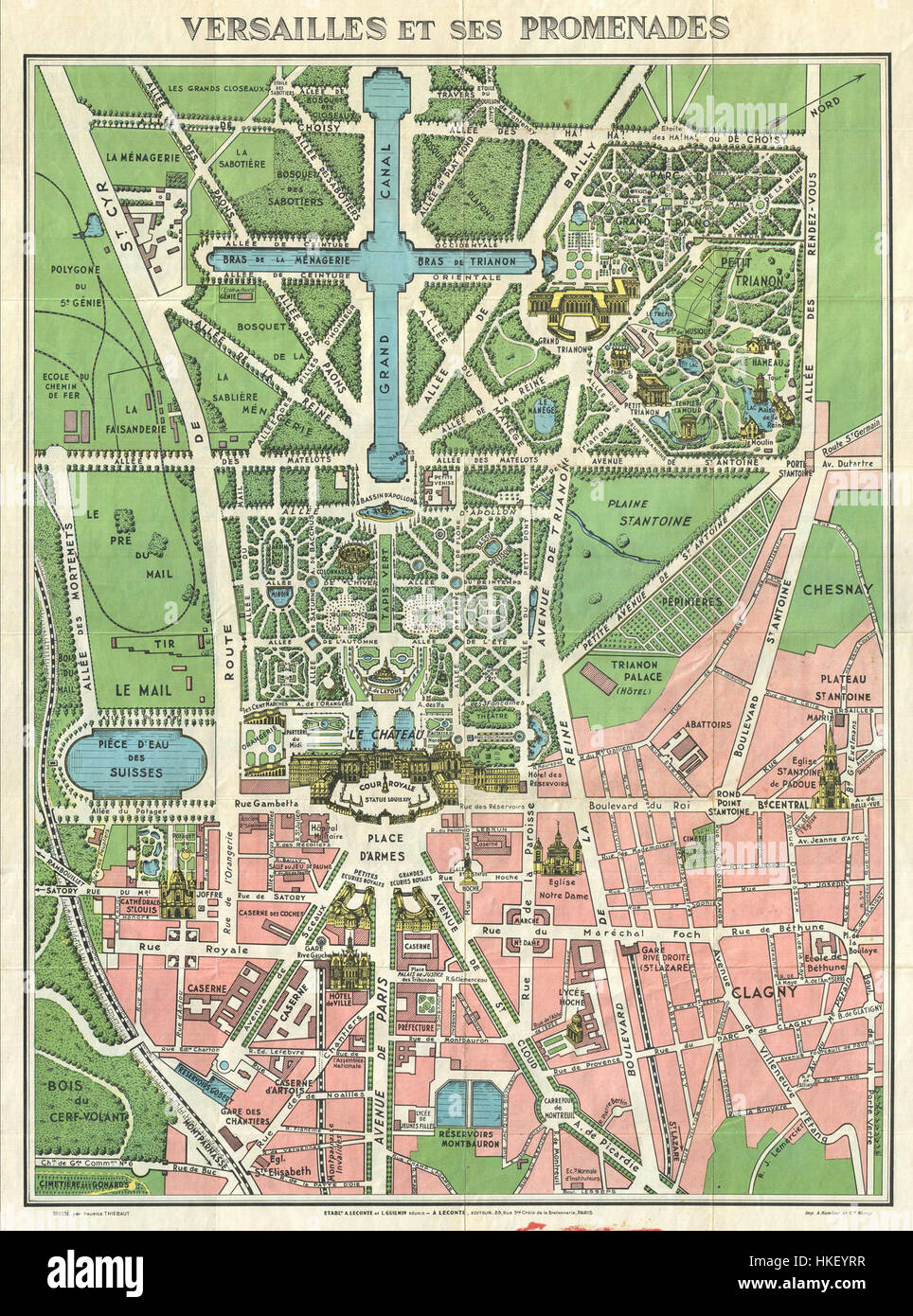 1920s map of paris hi-res stock photography and images - Alamy