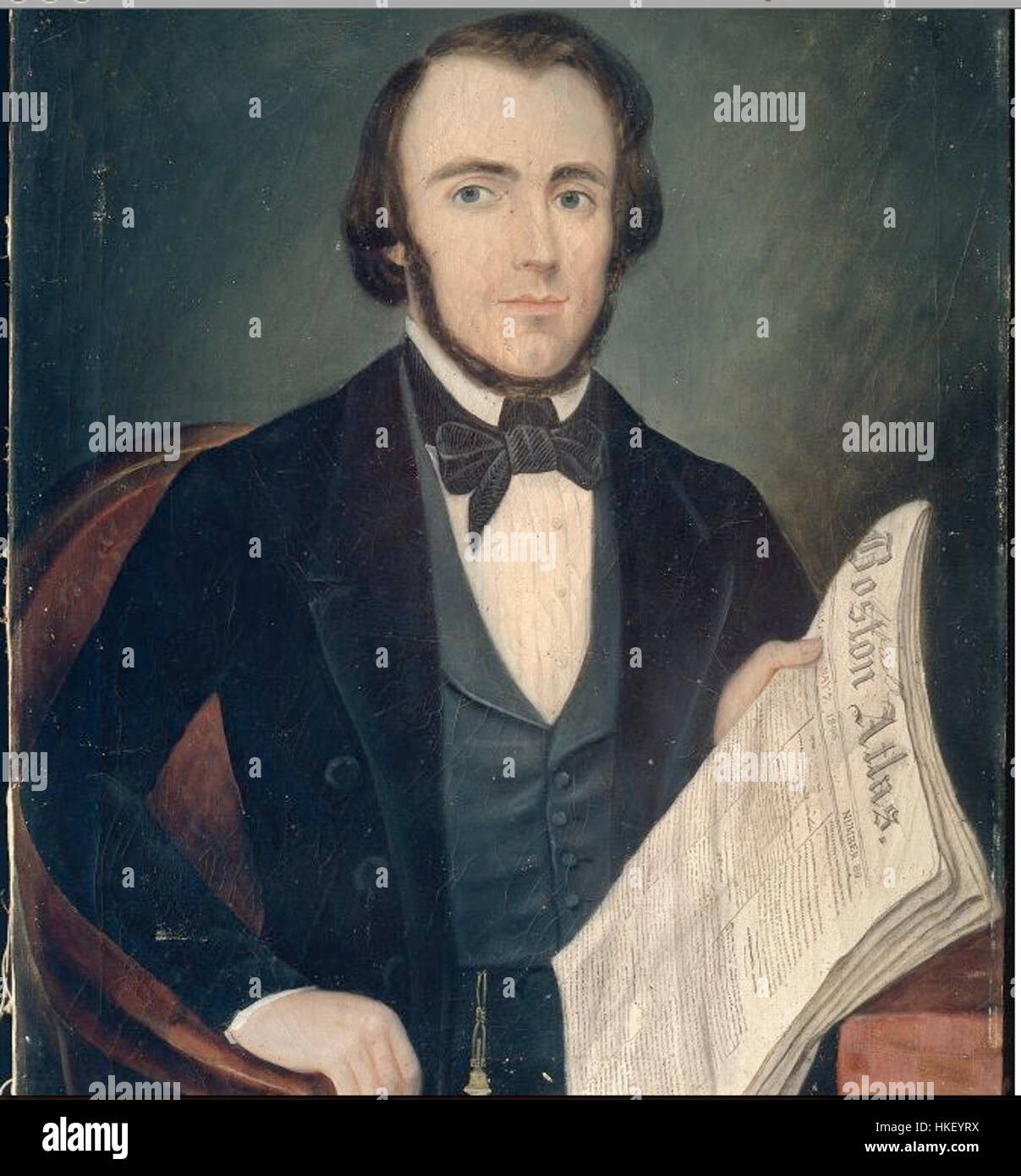 The 1845 Boston Atlas portrait captures an important figure from the ...