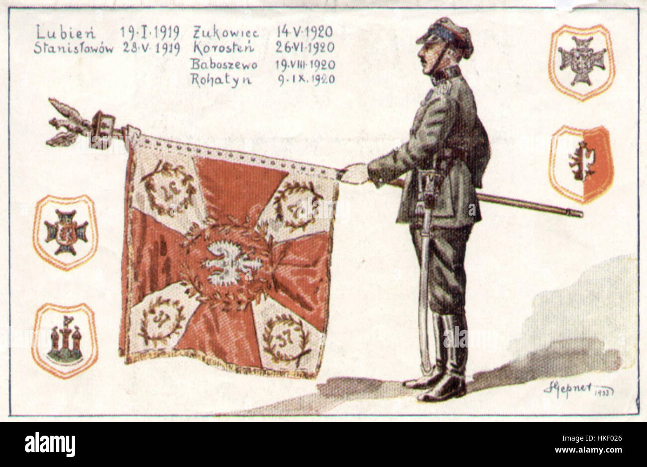 This 1933 image from the 37th Infantry Regiment (37 Pulk) offers a ...