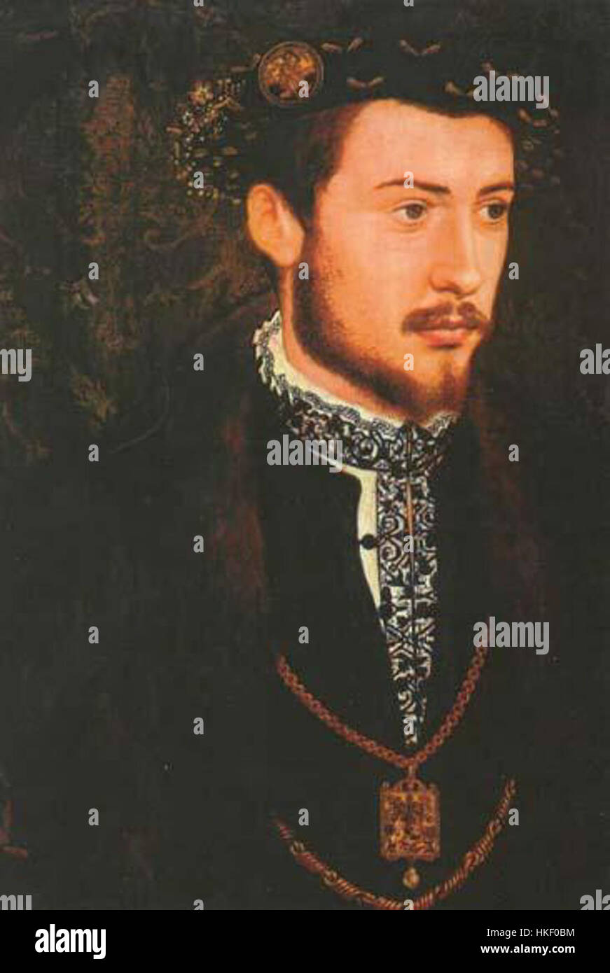 This portrait of Albrecht V Bayern, painted during the 16th century ...