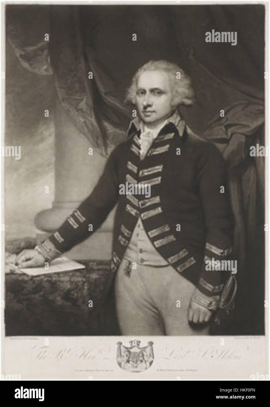 The portrait of Alleyne FitzHerbert, an 18th-century English statesman ...