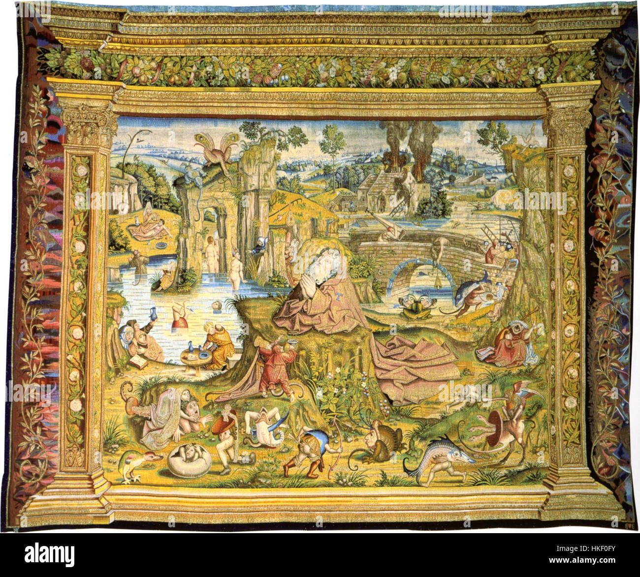 This artwork, 'After Jheronimus Bosch 011,' is a reproduction of Boschâ ...