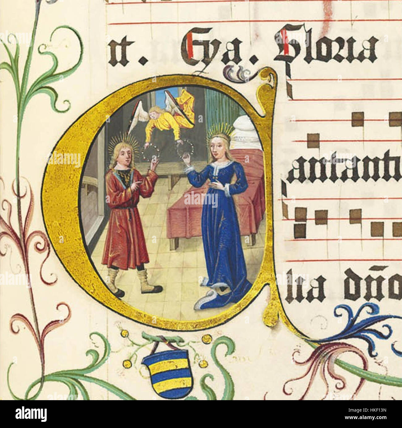 The 'Antiphonal of Elisabeth von Gemmingen' is a historical manuscript ...