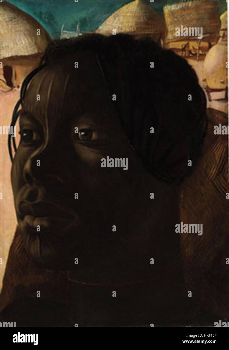 'Aoua, Femme Banda' by A. Yakovkev is a striking artwork depicting a ...
