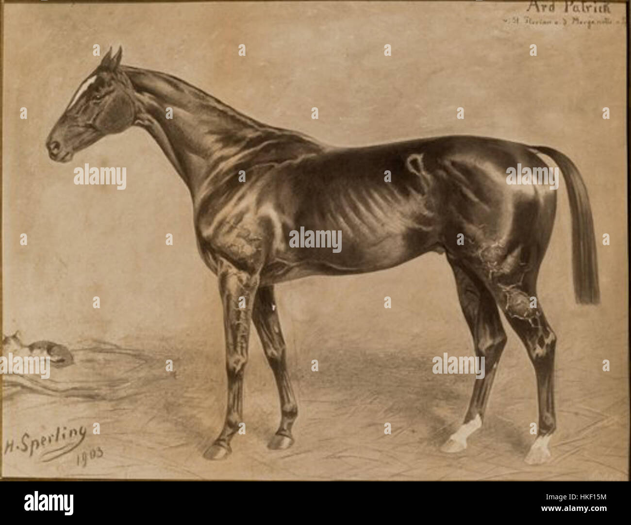 Ard Patrick 2 is an artwork depicting an emotional scene, where the ...