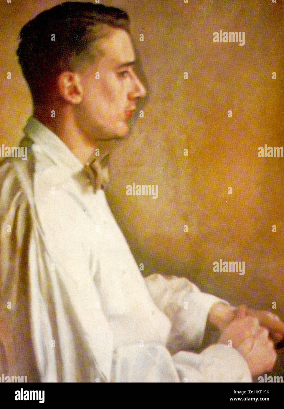 This portrait of B. Snezhkovsky by K. Somov, painted in 1934, showcases ...