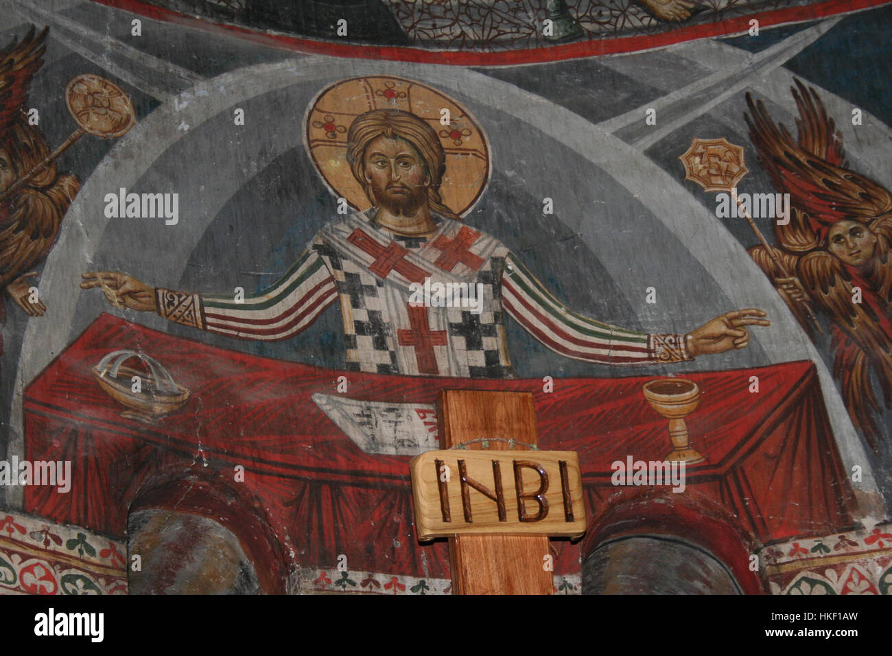 The frescoes from the Michael the Archangel Church in Lesnovo, created ...